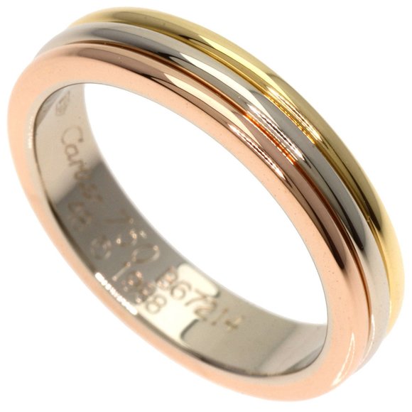 Cartier | Jewelry | Cartier Three Color 48 Ring K8 Yellow Gold K18pg ...